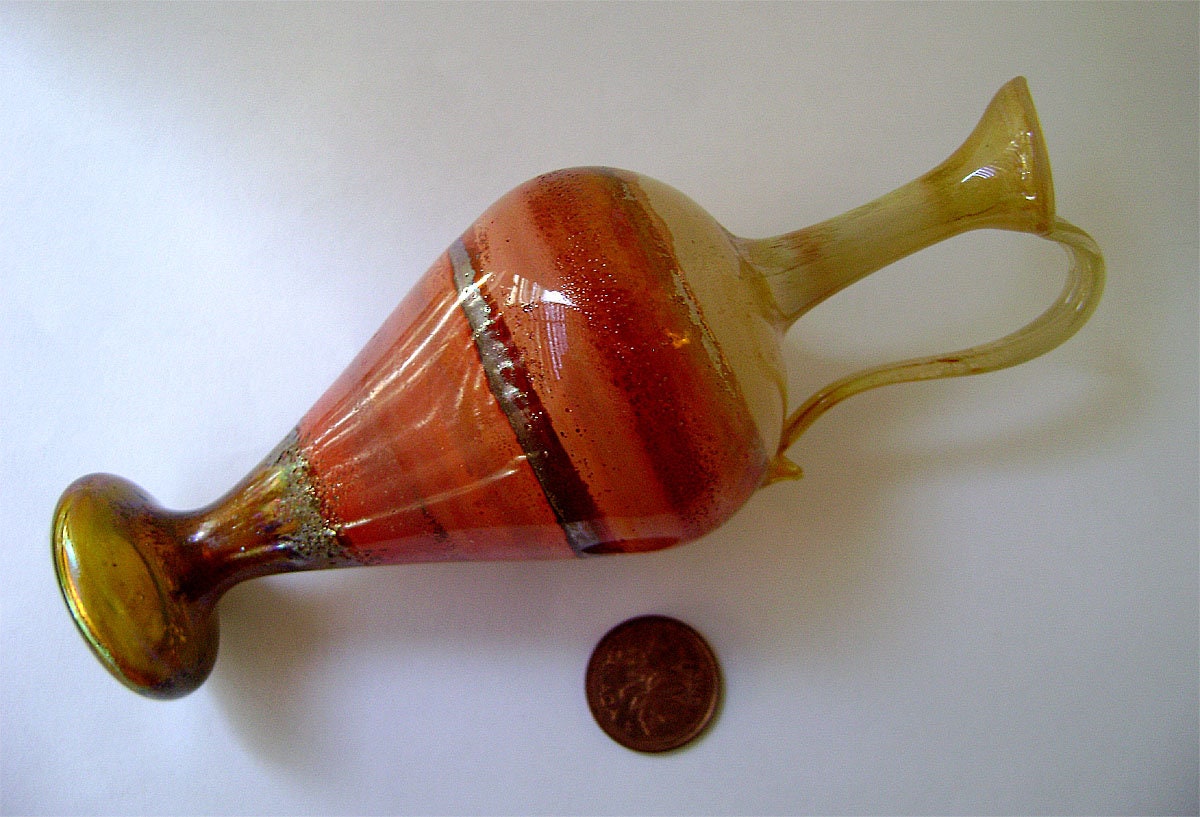 Art Nouveau Loetz Diana Cisele Miniature Pitcher Ewer - Etsy