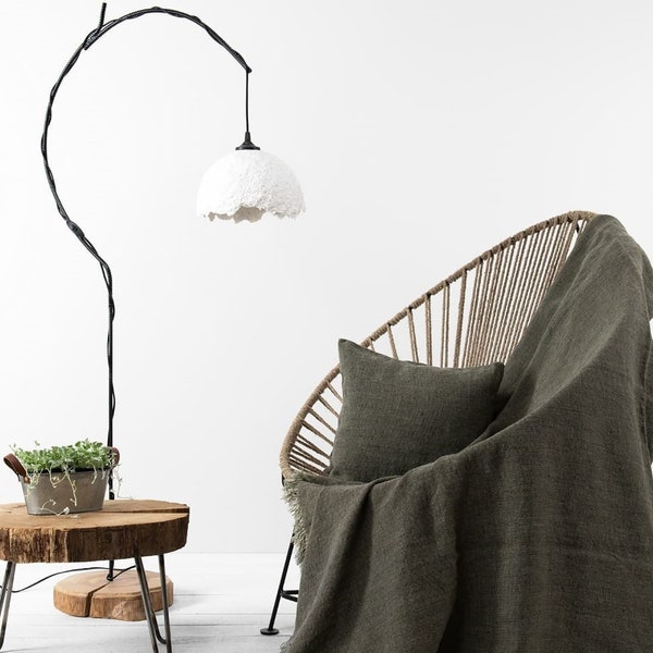 Olive Green Throw Blanket - Etsy