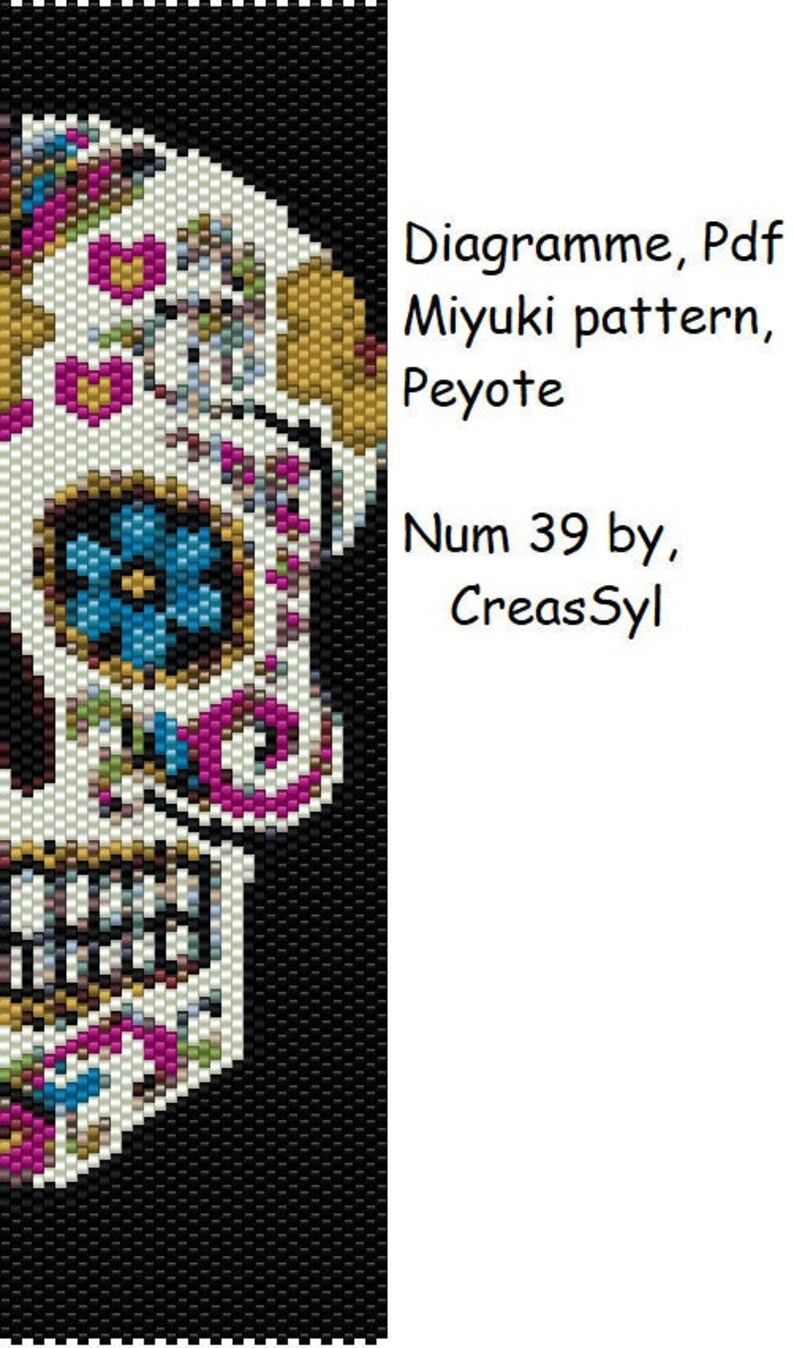 Diagramme Pdf miyuki pattern tissage miyuki Num 39 - Etsy France