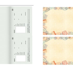 Pretend Passport With Flags, Stamps for Learning and Pretend Play, Fake ...