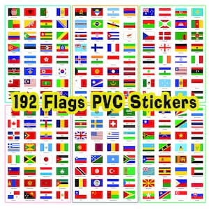 Pretend Play Passport Notebook: World Flags Travel Stickers - Etsy