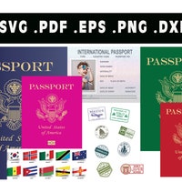 Passport and Boarding Pass Clipart - Clip Art Commercial Use, Vector ...