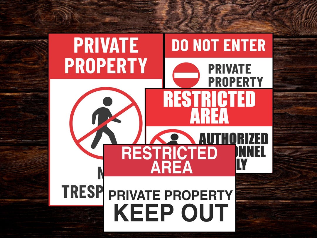 DO Not Enter Keep Out Sign - Durable Waterproof PVC, Easy Installation ...