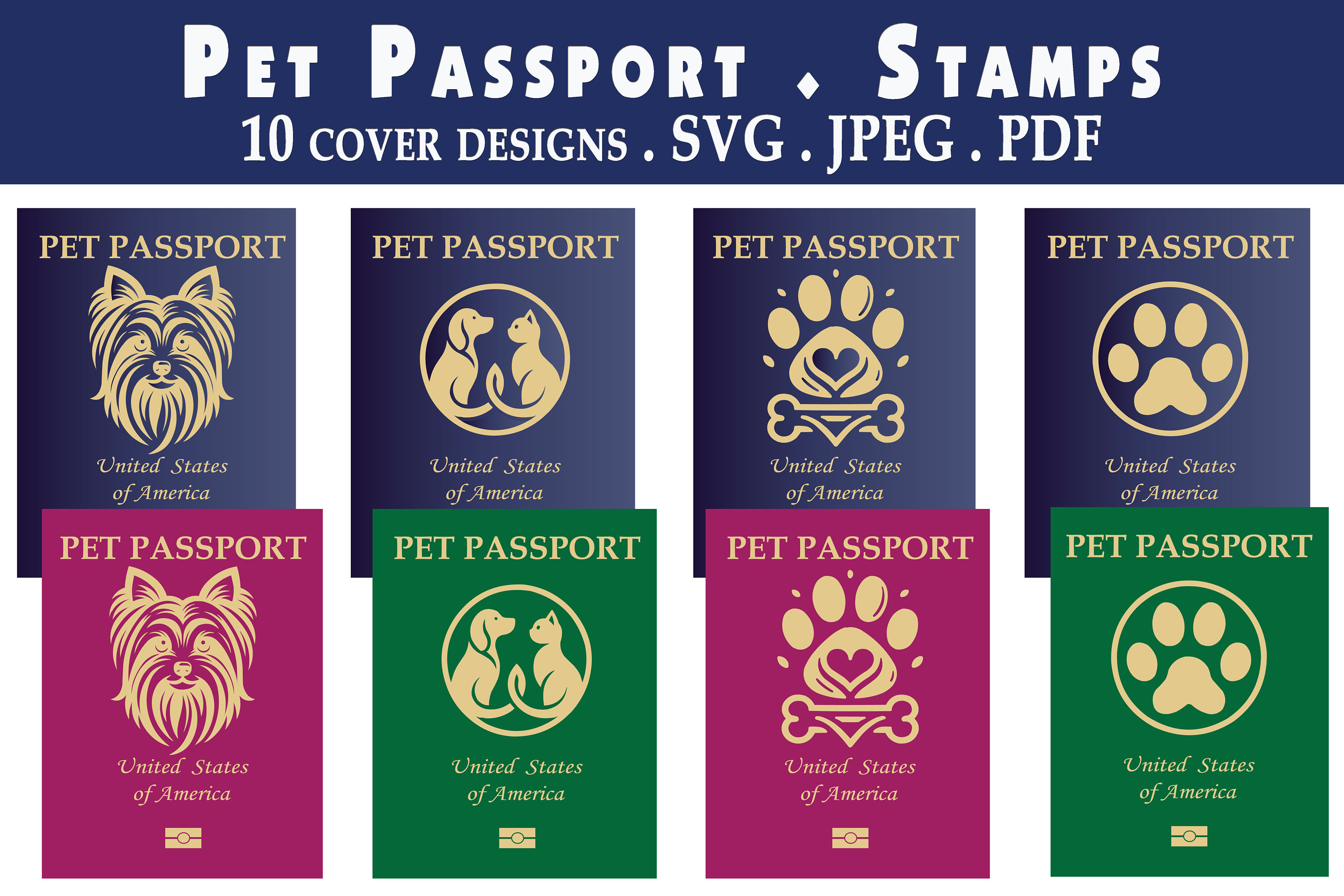 Printable Pet Passport: DIY Travel & Vet Records (digital Download) - Etsy