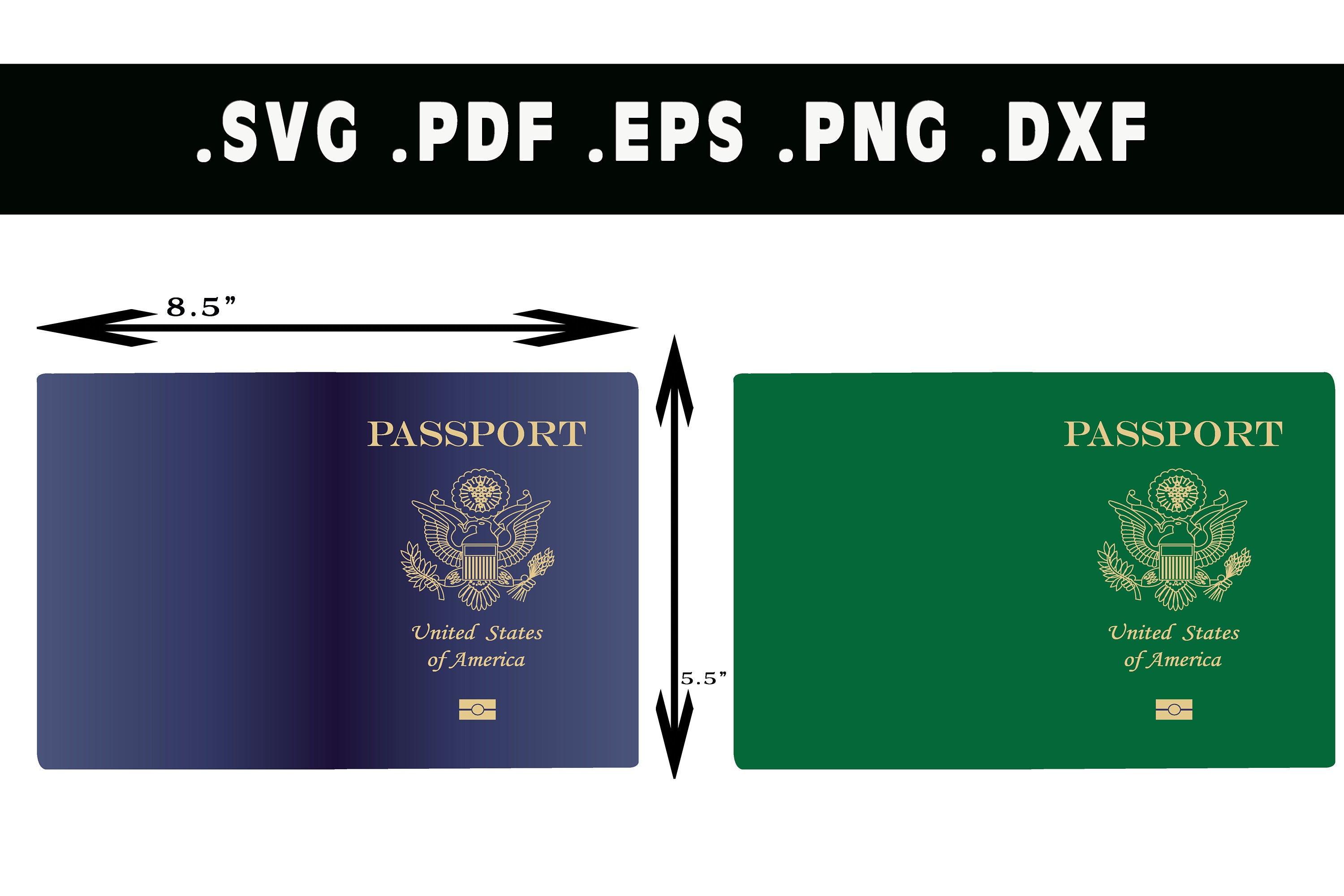Printable Pretend US Passport: Stamps, Visas, World Flags (digital ...