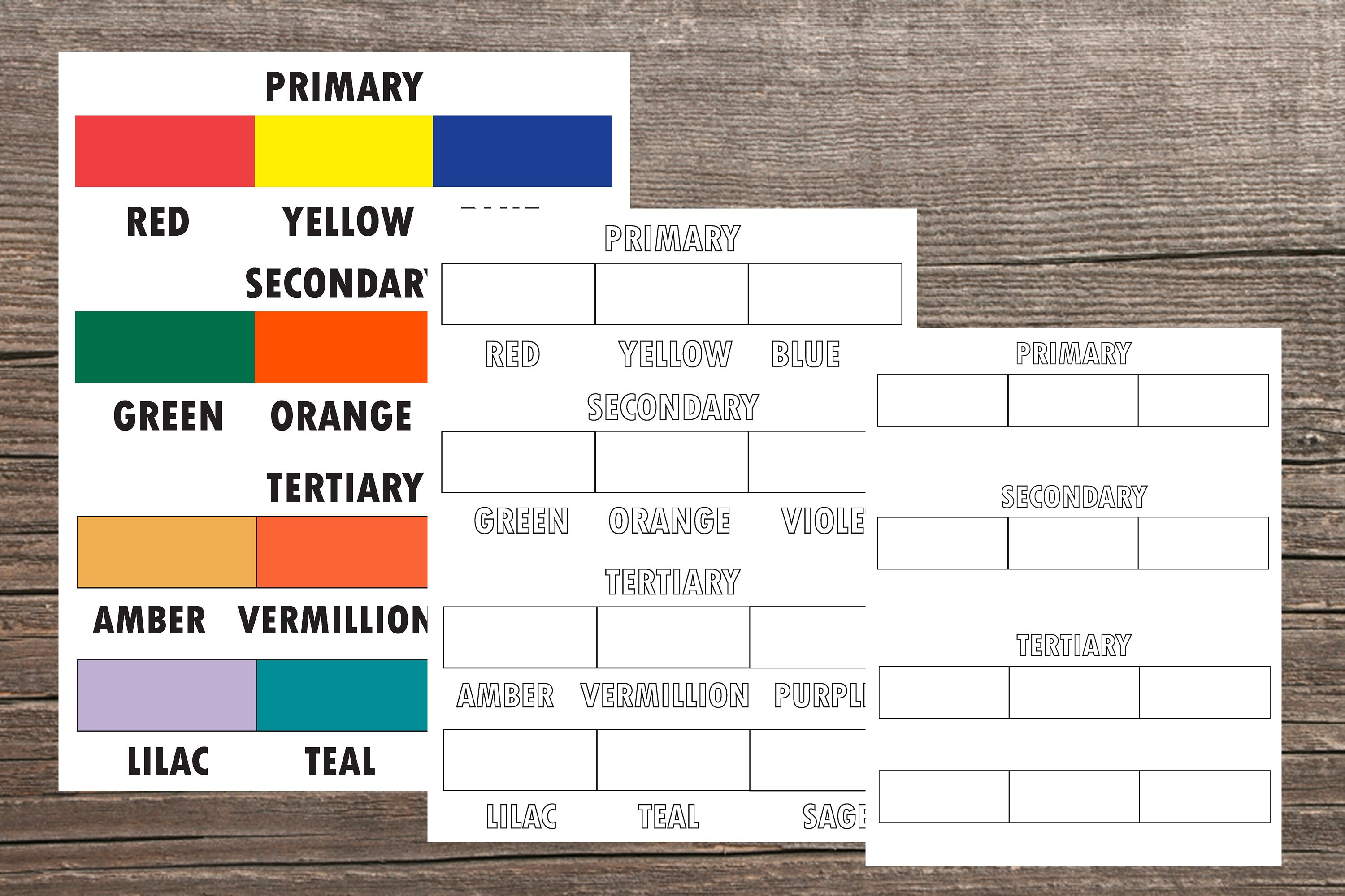 Color Sorting Busy Book – Learning Colors, Preschool Worksheets (PDF ...