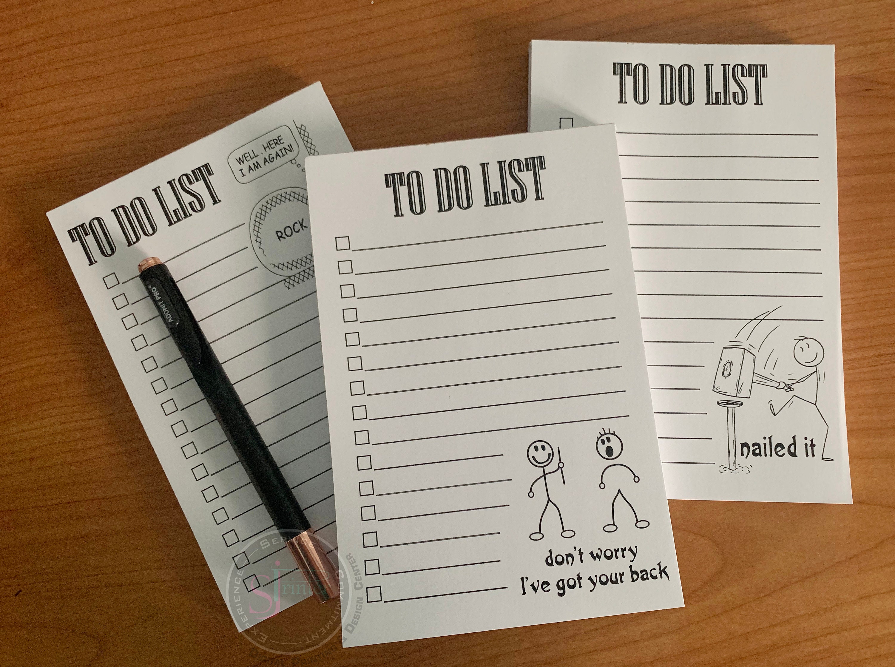 Funny Inspirational Notepad, to Do List With Check Boxes, Novelty Memo ...