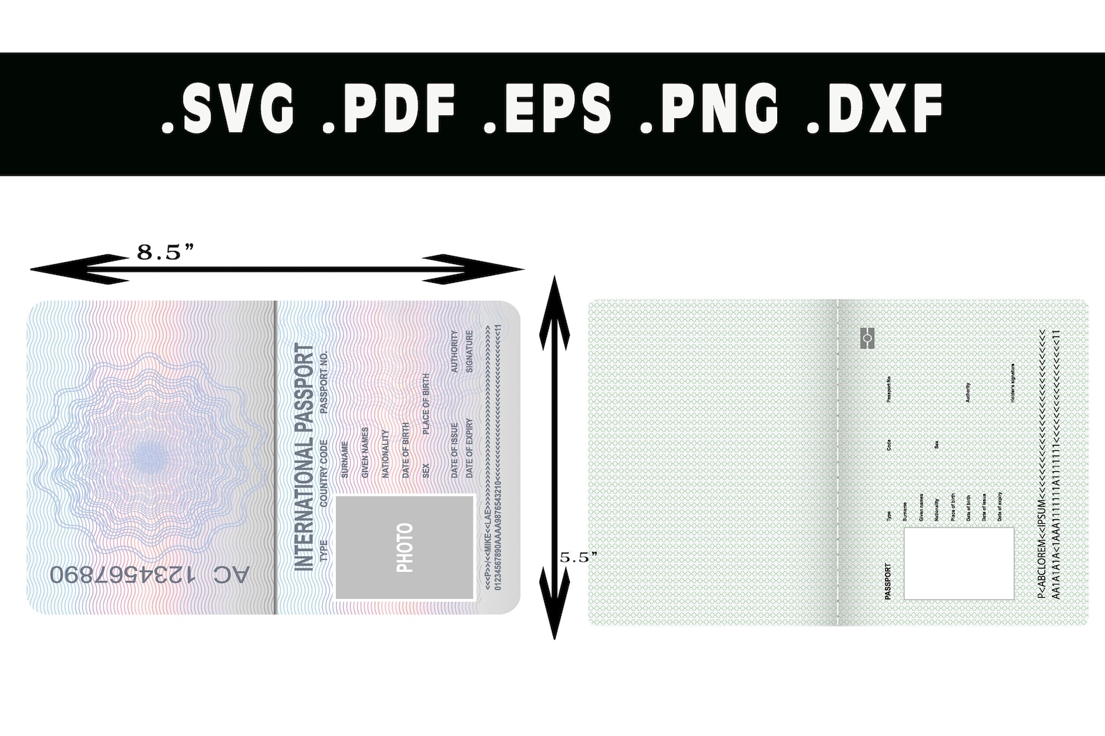 Printable Pretend US Passport: Stamps, Visas, World Flags (digital ...