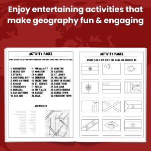 World Flags Coloring Book With Stickers: Geography Activity for Kids - Etsy