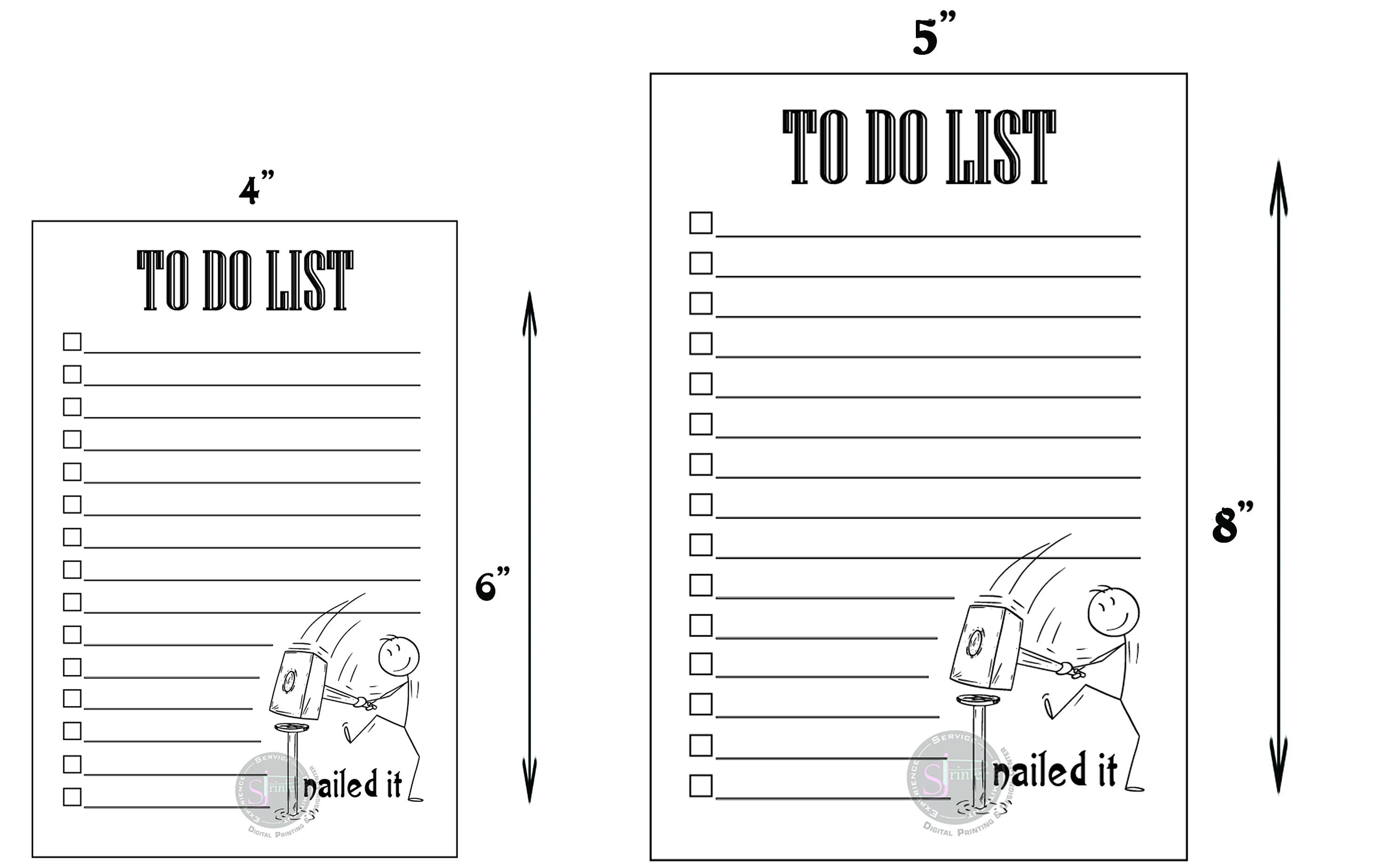 Funny Inspirational Notepad, to Do List With Check Boxes, Novelty Memo ...