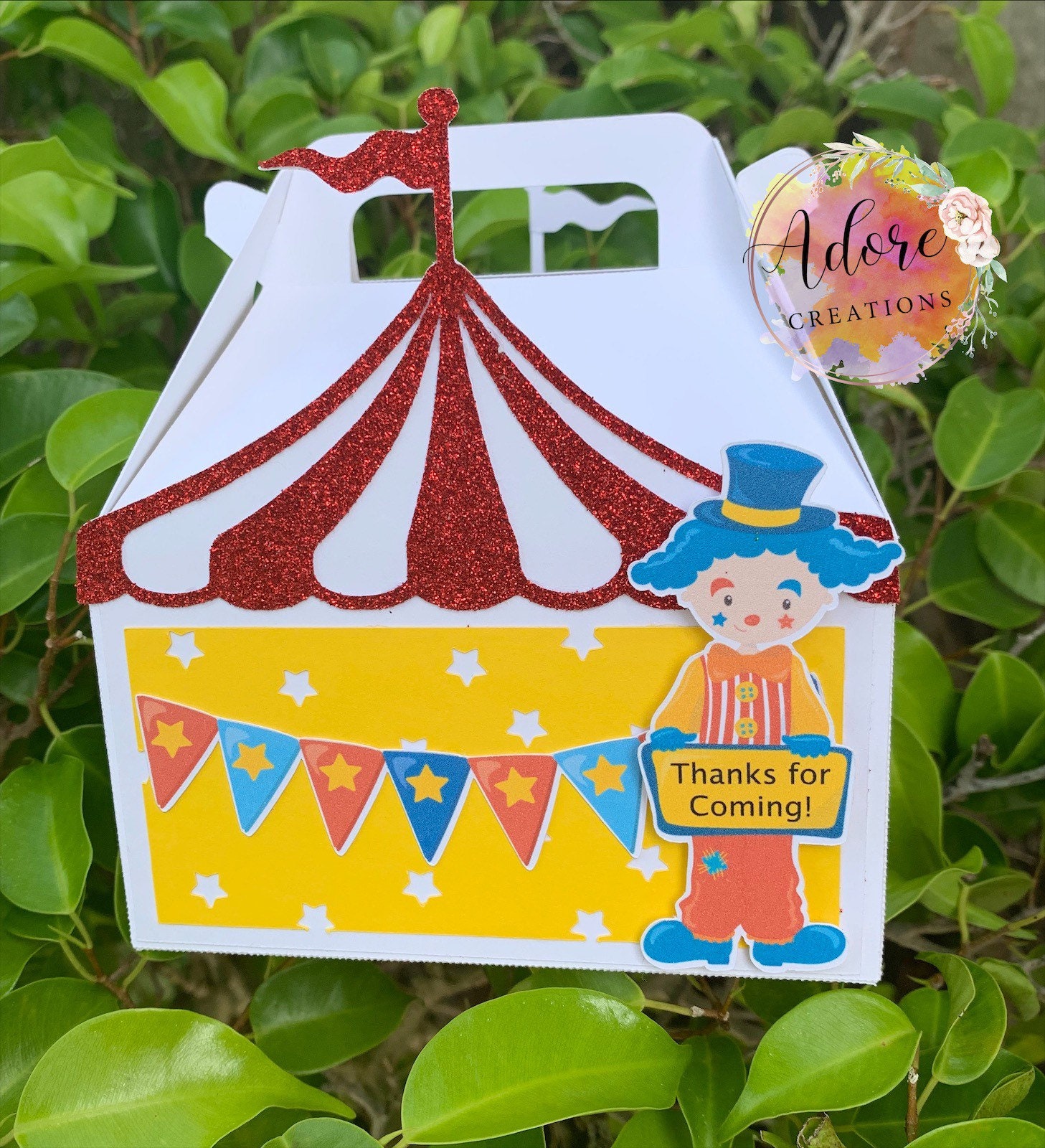Circus Theme Gable Boxes favor Boxes Circus Theme Boxes - Etsy