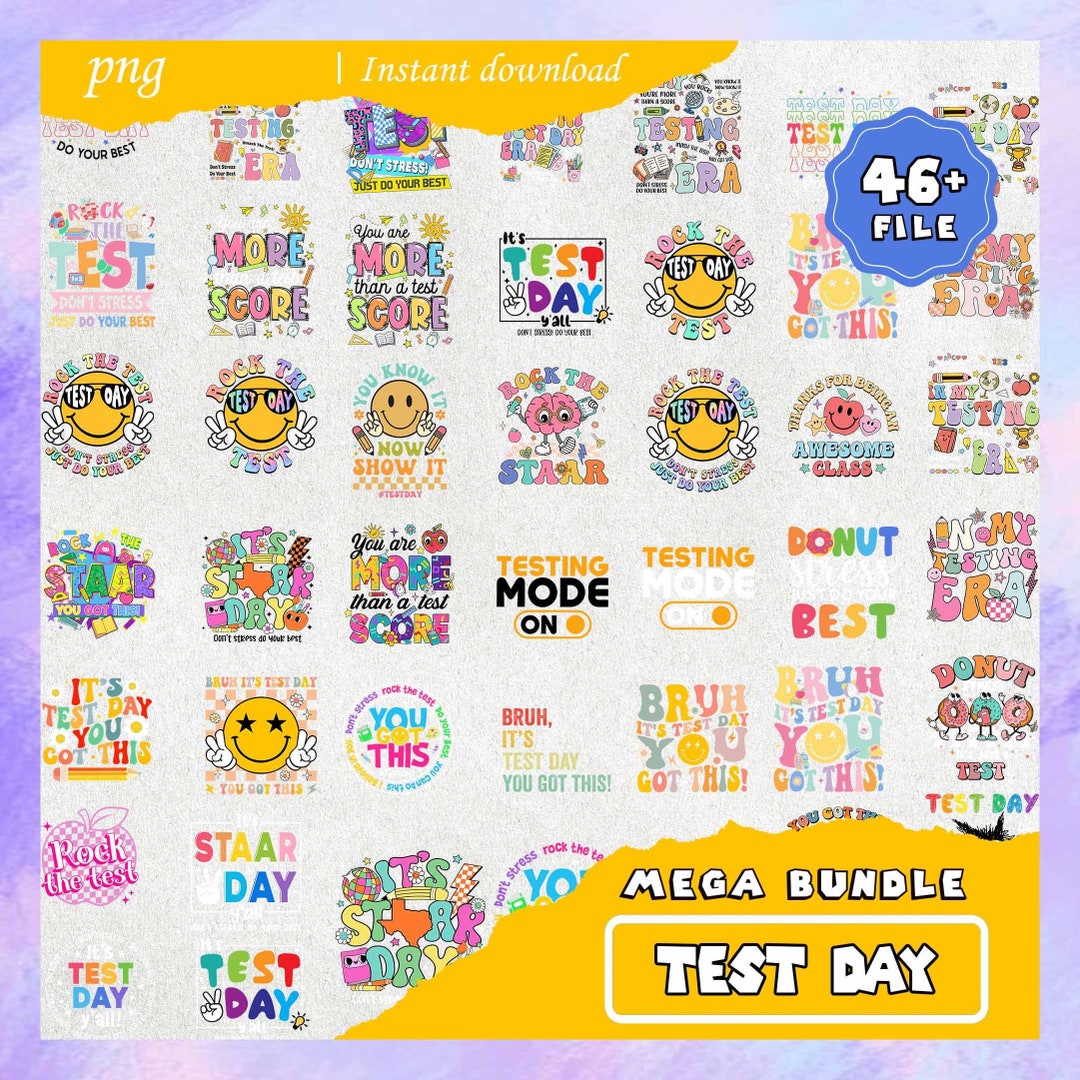 It's Test Day Y'all Svg Png, Teacher Shirt Svg, Test Day Svg, Testing ...