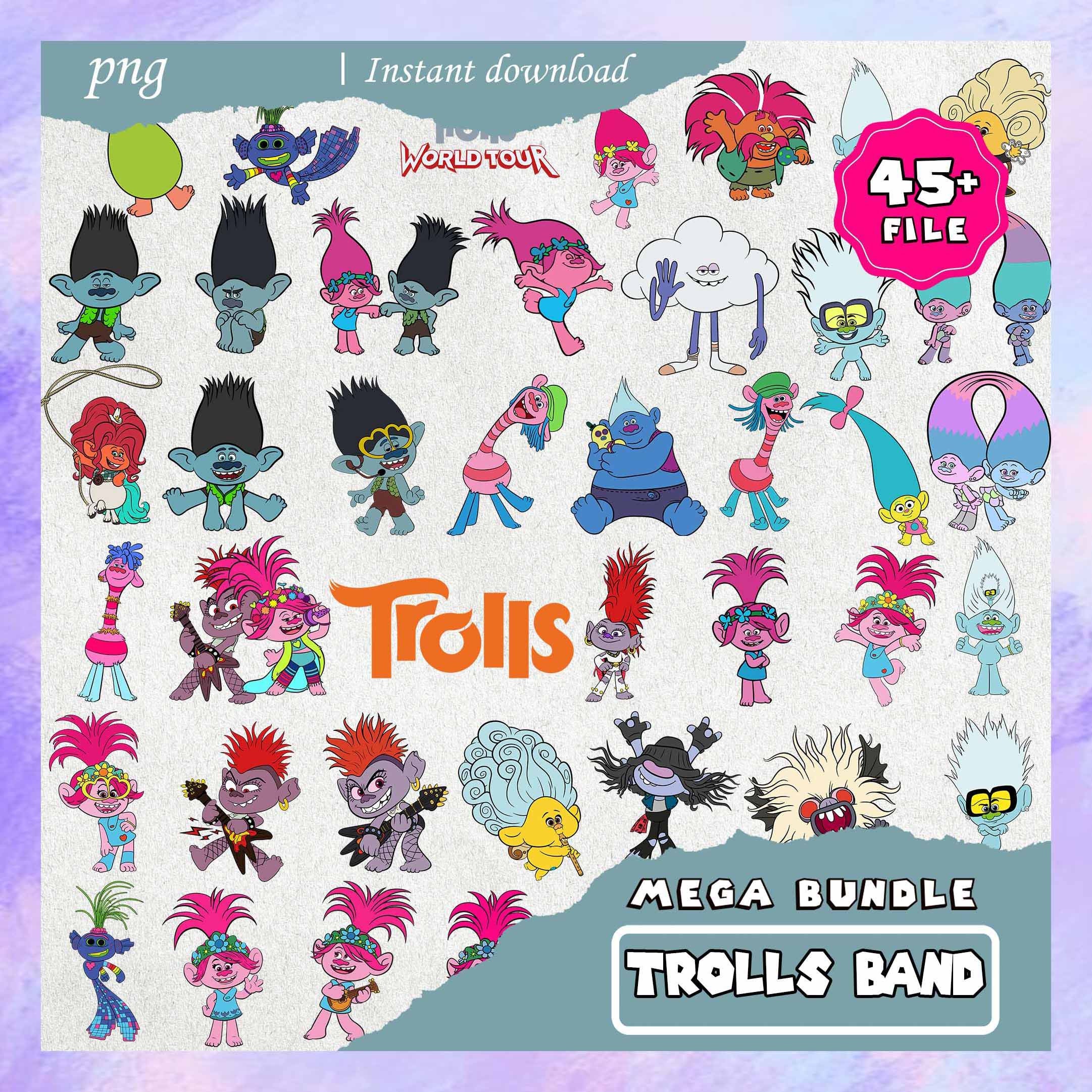 Trolls Band Together Png Quality Design Png Digital Download, Brozone ...
