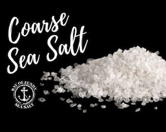 Coarse Sea Salt, 1 Lb, 454 Grams, Bay of Fundy Sea Salt Bulk Gourmet ...
