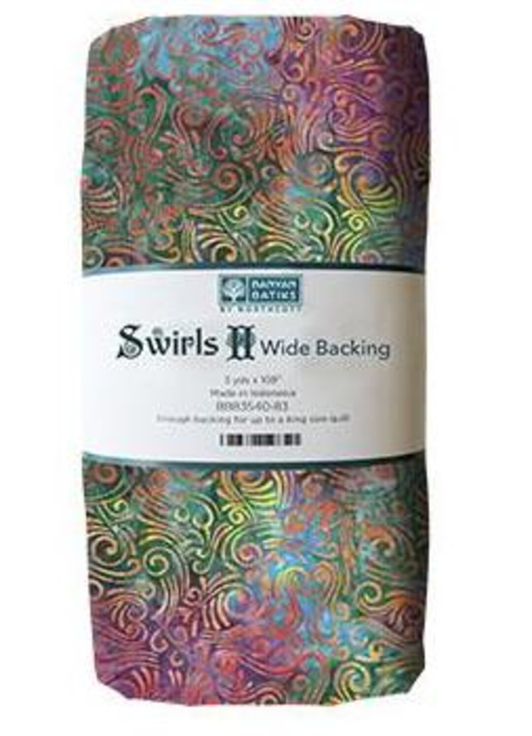 Swirls II Wide Backing by Bayan Batiks 108" Wide - Etsy
