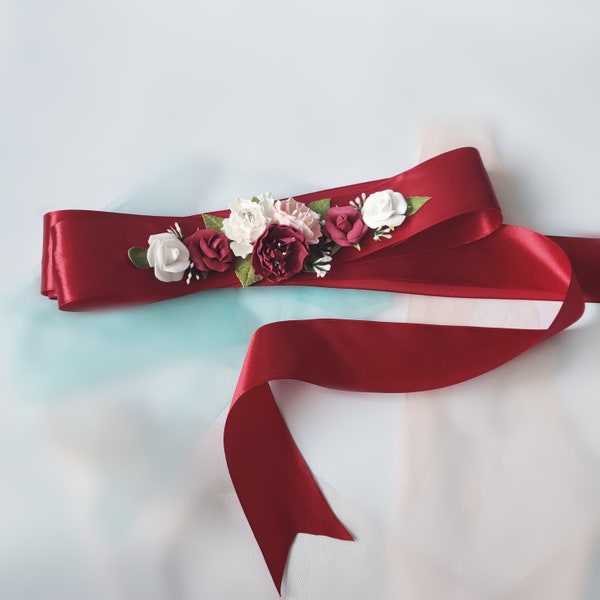 Flower Sash - Etsy