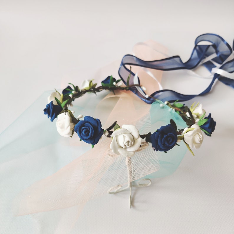 Navy Blue Wrist Corsage and Boutonniere Set Prom Wristlet - Etsy Canada