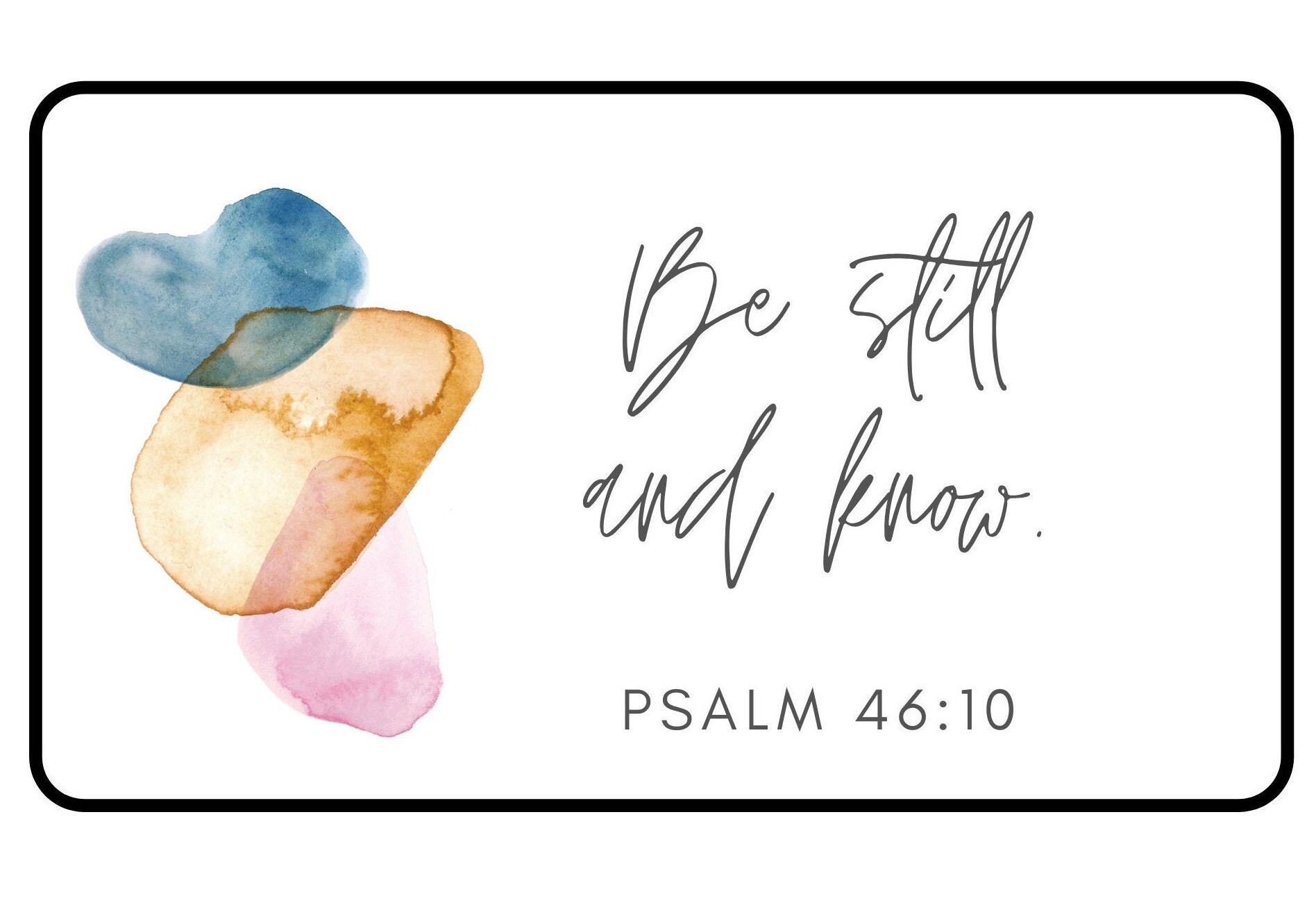 Watercolor Scripture Cards - Etsy