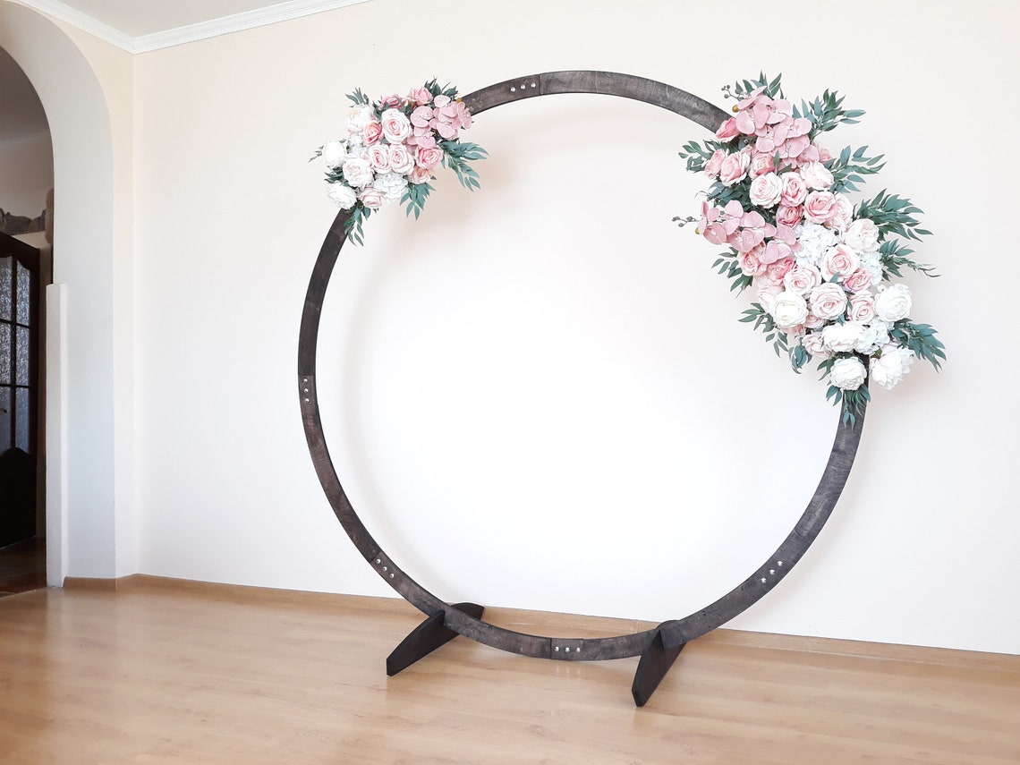 Round Wedding Arch /plywood Arch/ Ceremony Arch Wedding/ - Etsy UK