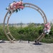 Double Ring Wooden/ Wedding Arch / Wedding Decor Natural - Etsy