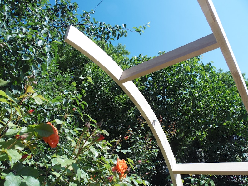 Wooden Double Moon/ Garden Arch/ Wedding Decor Natural Forest/ - Etsy