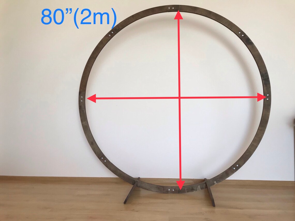 Round Wedding Arch /plywood Arch/ Ceremony Arch Wedding/ - Etsy UK