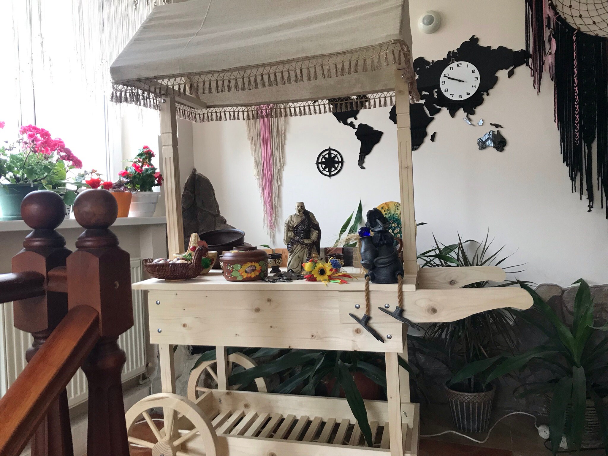 Wooden Large Sweet Cart Cart With Wheels Adult Wooden - Etsy