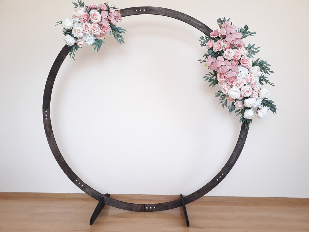 Round Wedding Arch /plywood Arch/ Ceremony Arch Wedding/ - Etsy UK