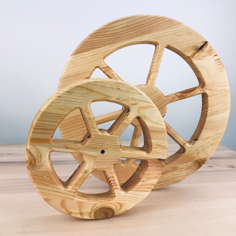 Wood Toy Wheels - Etsy New Zealand