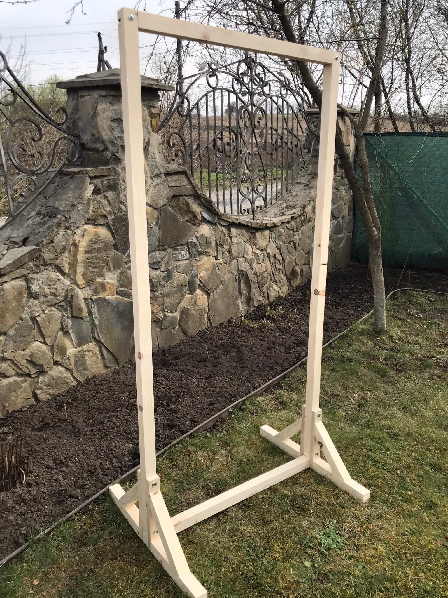 Handmade Wooden Frames for Wedding Signs and Banners, Wooden Stand With ...