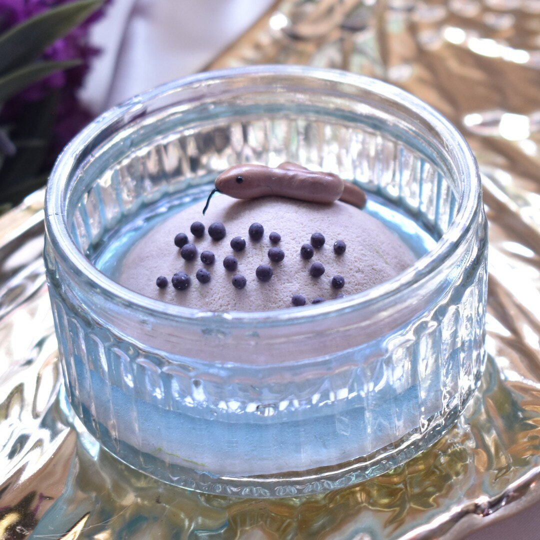 Snake SOS GU Pot Handmade Polymer Clay and Bio-resin 'dessert Islands ...