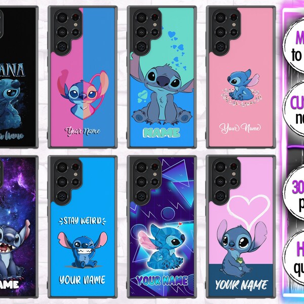 Stitch Personalised Phone Case - Etsy