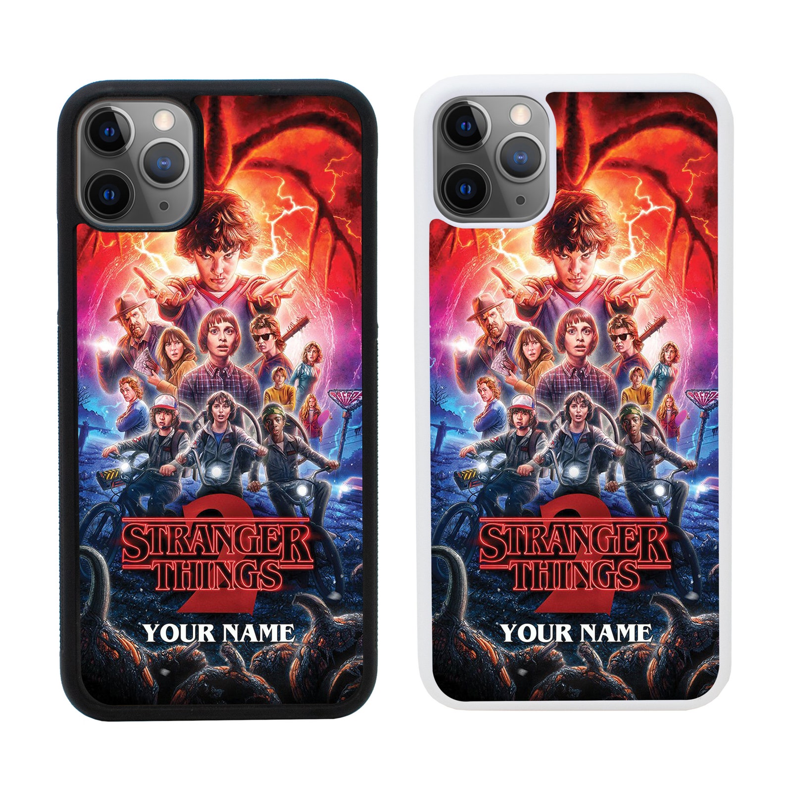 Stranger Things Personalised Apple iPhone Phone Case | Etsy
