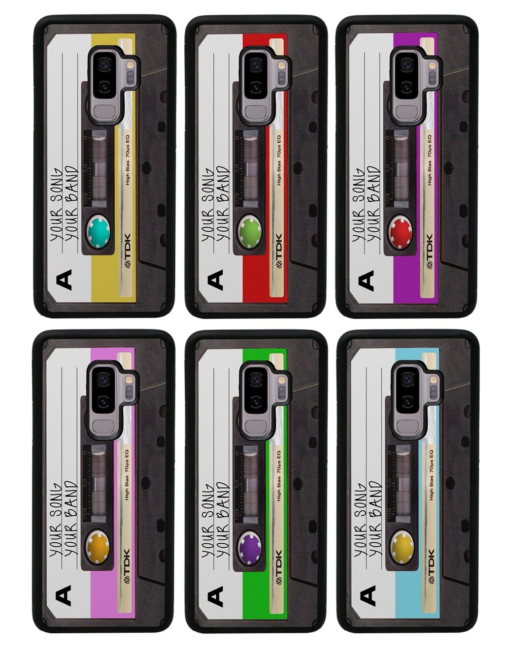 Music Cassette Tape Phone Case for Samsung Galaxy S23 Plus Ultra S22 ...