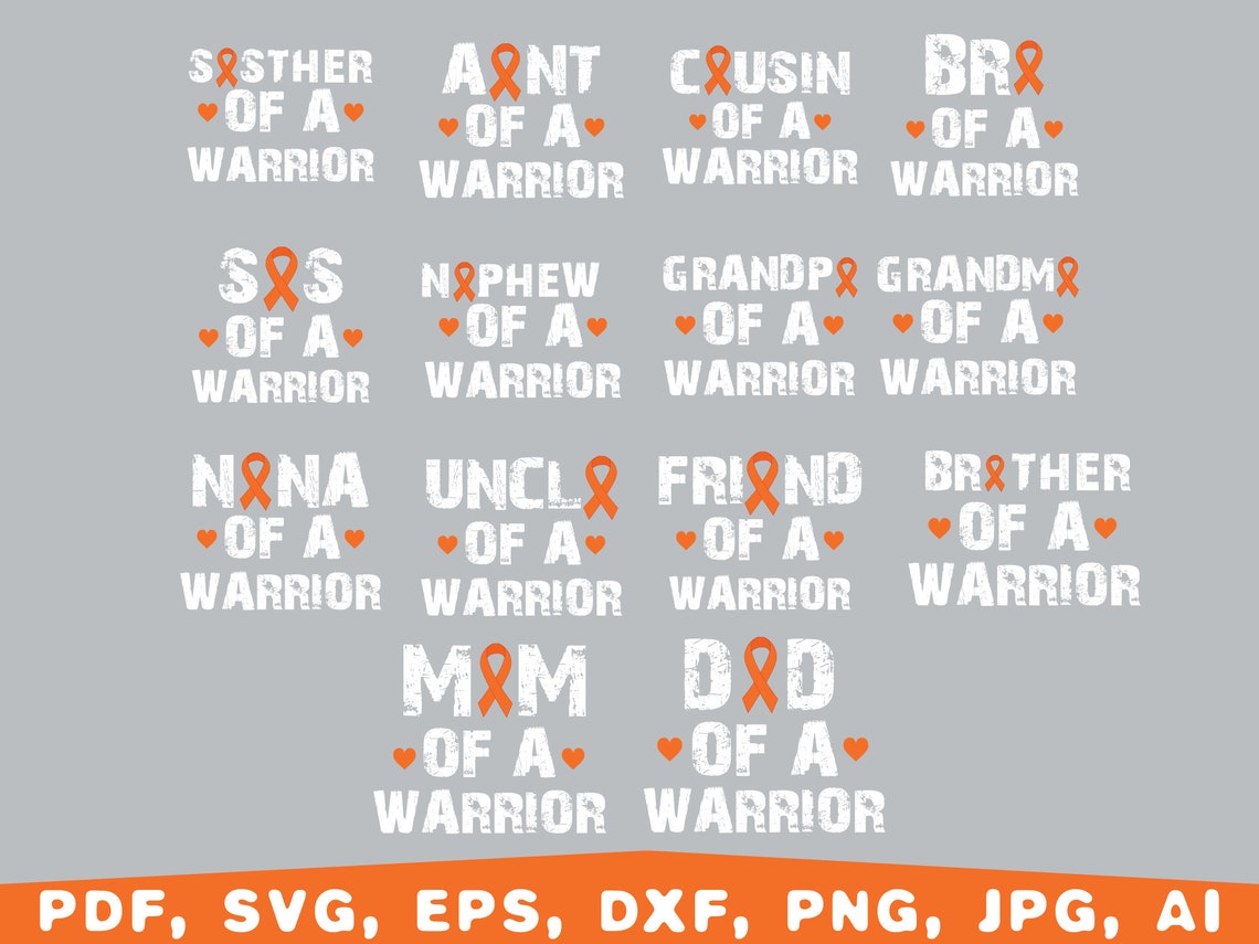 CRPS Awareness Svg, Orange Ribbon SVG, Crps Cut Files, Crps Ribbon SVG ...