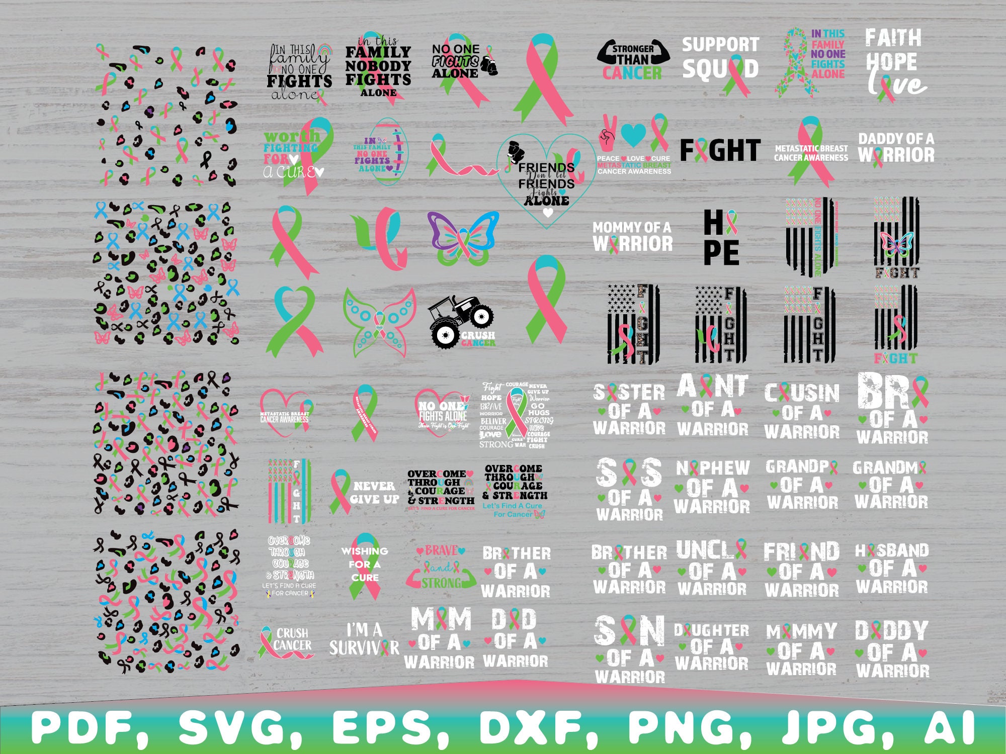 Metastatic Breast Cancer Awareness Svg Bundle, Metastatic Breast Cancer ...