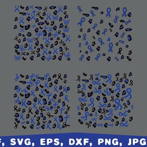 ALS Awareness Svg, Blue Ribbon SVG, Als Cancer Cut Files, Als Ribbon ...