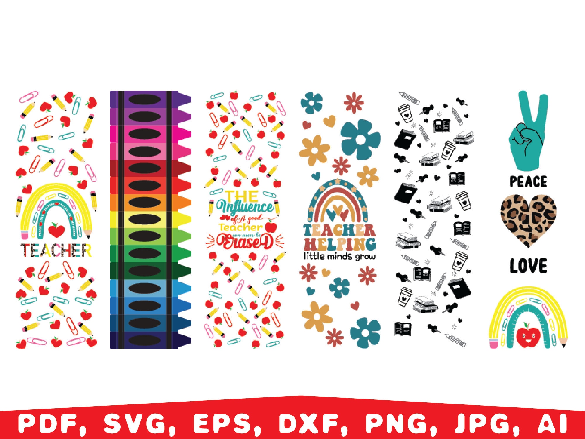 51 Teacher Pen Wrap Svg Bundle, Teacher Pen Wraps SVG, Pen Wrap Bundle ...