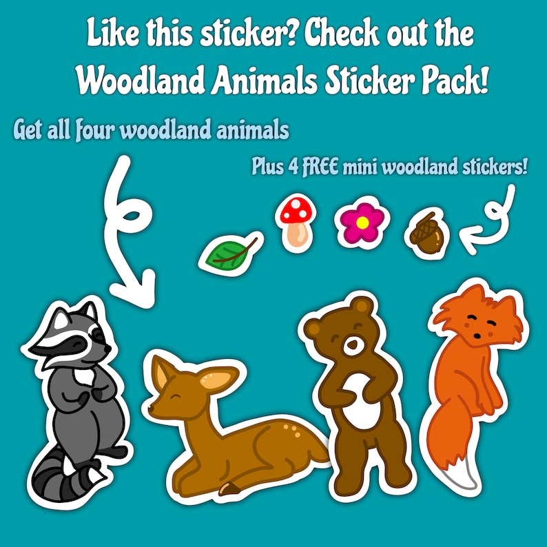 Spotted Fawn Vinyl Sticker by Earth Curious Art Co Kawaii - Etsy