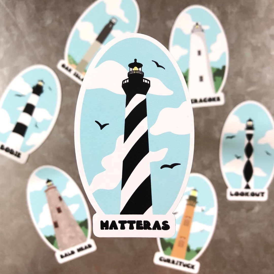 Cape Hatteras Lighthouse Fridge Magnet by Earth Curious Art Co North ...