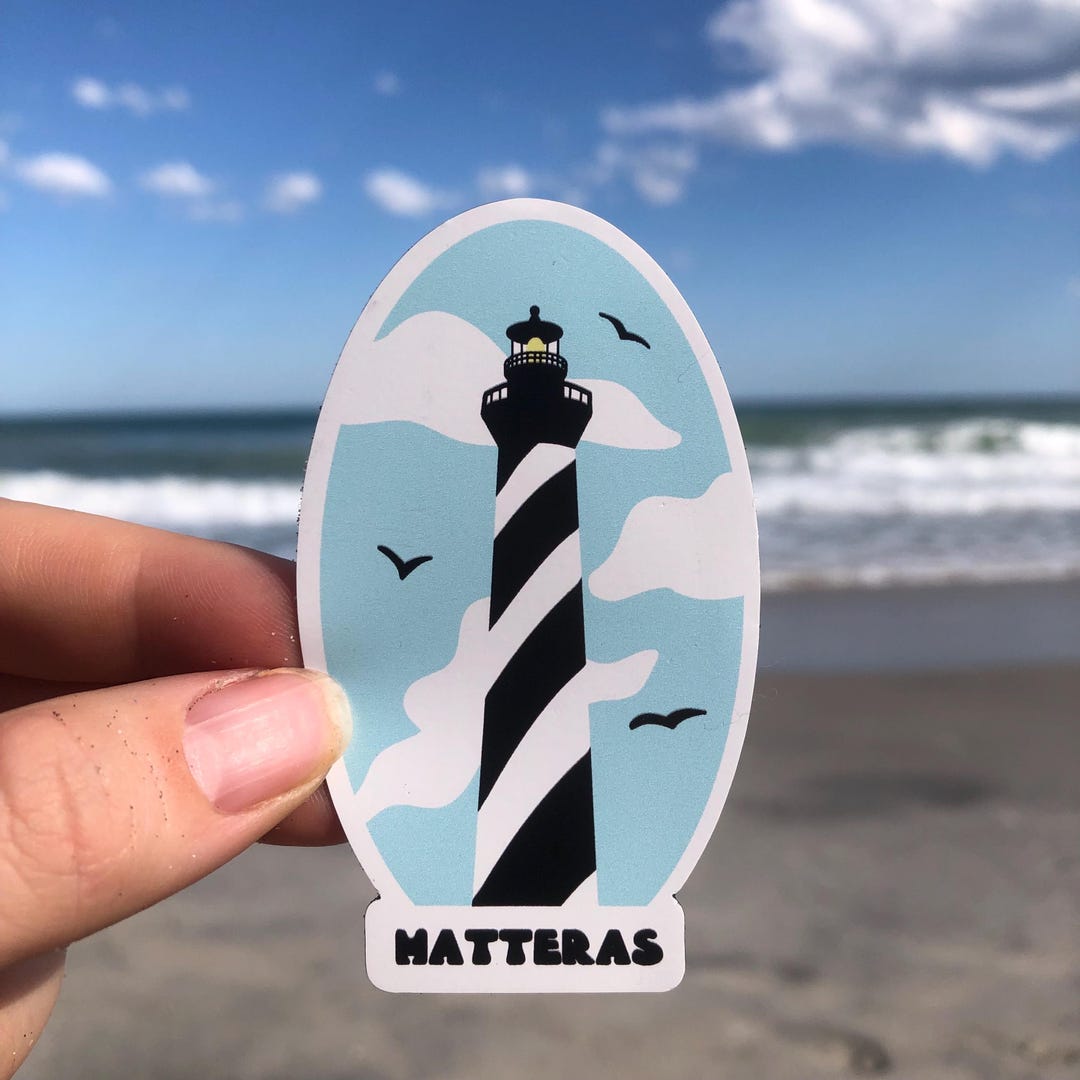 Cape Hatteras Lighthouse Fridge Magnet by Earth Curious Art Co North ...