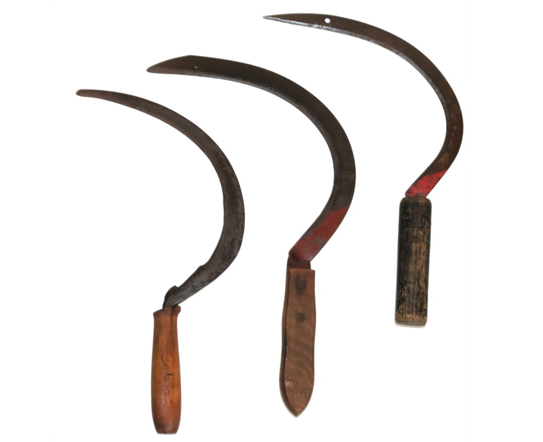 Antique Farm Sickles Set of 3 Tri-sickle Decor Circa: 1920s-1930s Fast ...