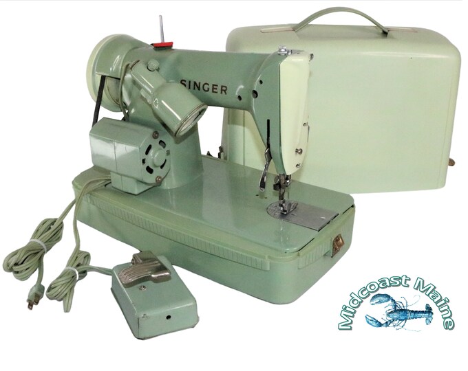 Mid-century Vintage Singer 185J Portable Sewing Machine circa: 1960 ...