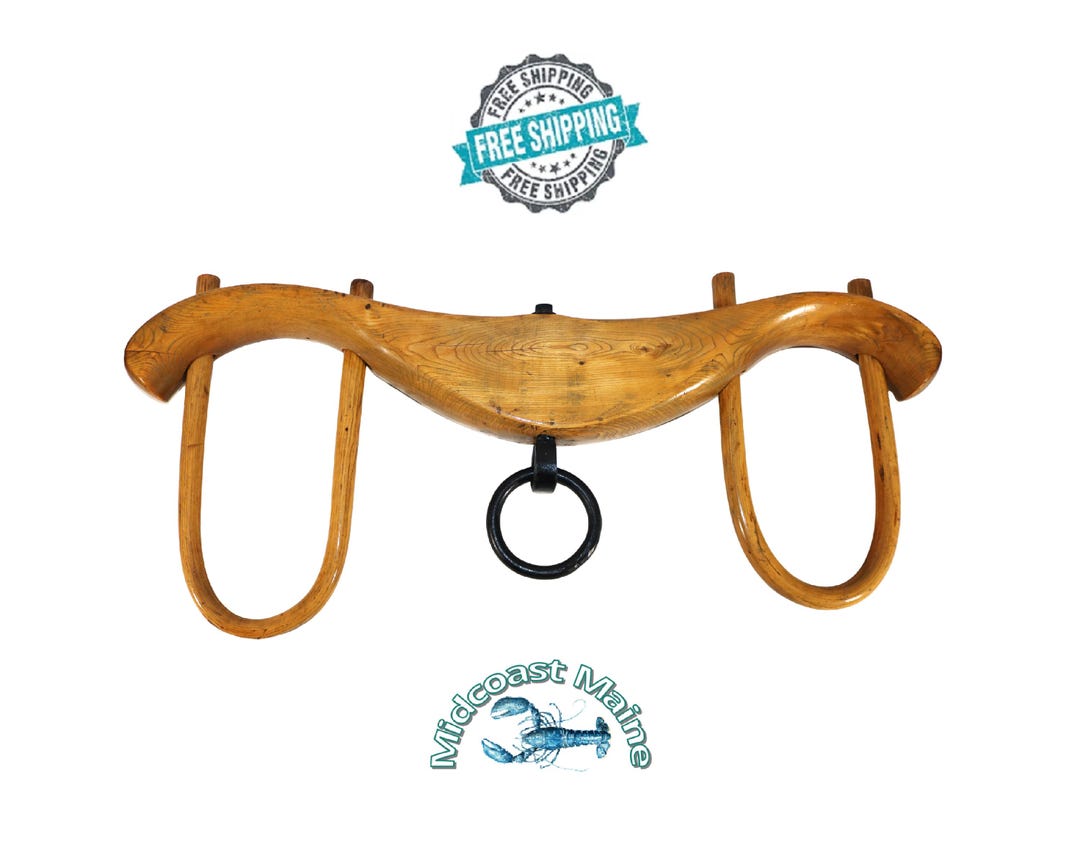 Restored Antique Large 52" Double Neck Oxen Yoke With Ox Bows ~early ...
