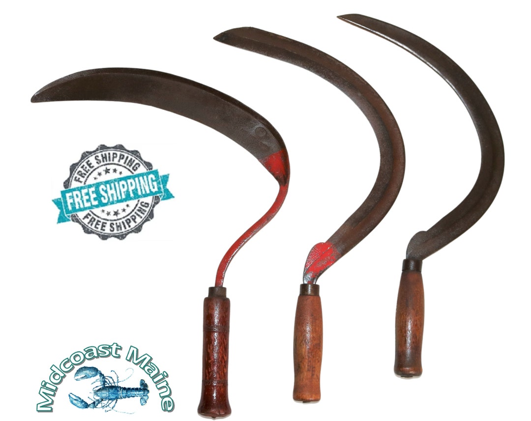 Antique Farm Sickles Set of 3 { Tri-sickle Decor } Circa: 1920s-1930s ...