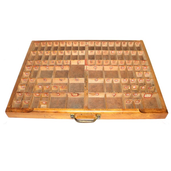 Letterpress Tray - Etsy
