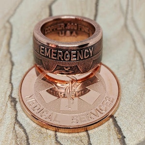 Limited Edition Copper Coin Ring Celebrate EMS Heroes in Style ...