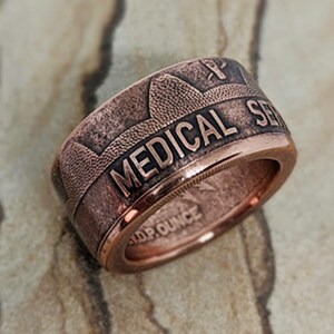 Limited Edition Copper Coin Ring - Celebrate EMS Heroes in Style ...
