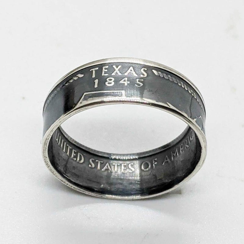 Texas Coin Ring - Etsy
