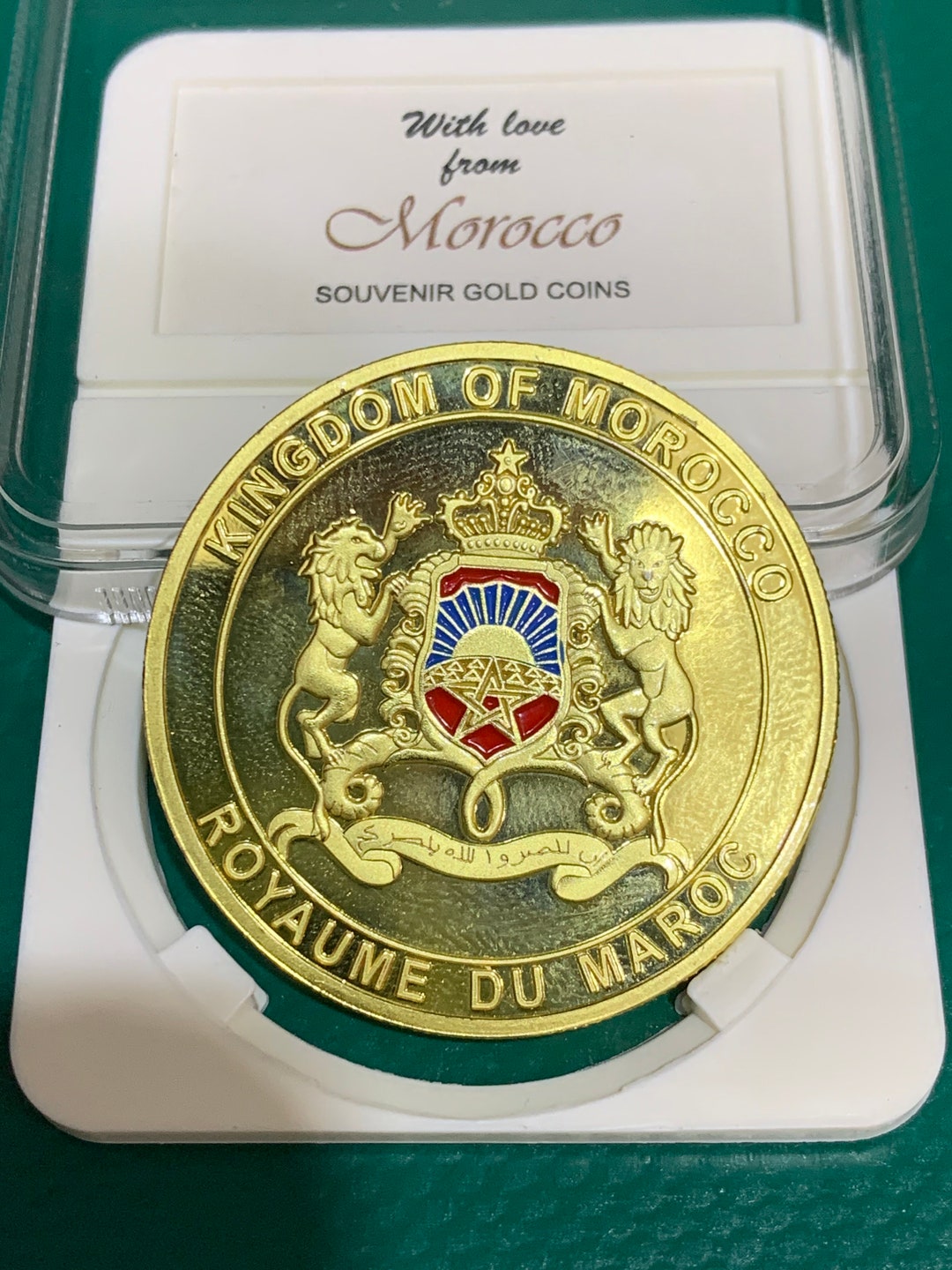 Pièce D'or Marocaine, Armoiries Du Maroc, Sahara Marocain, Pièce De ...